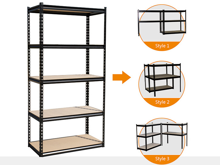 Diy boltless rivet shelving to color your life | Aceally Racking